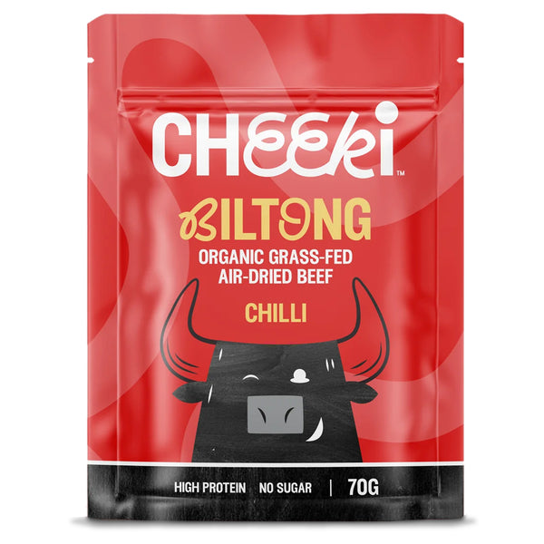 Organic Cheeki Biltong - 70g - Australian Organic Meat Co