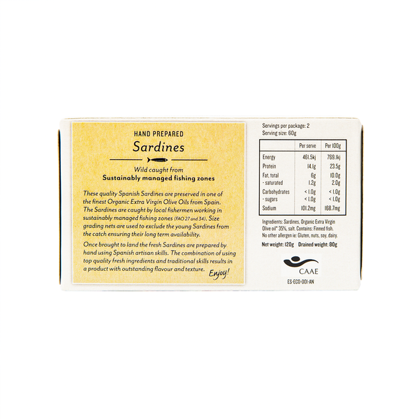 Wild caught Sardines - Good Fish - Australian Organic Meat Co