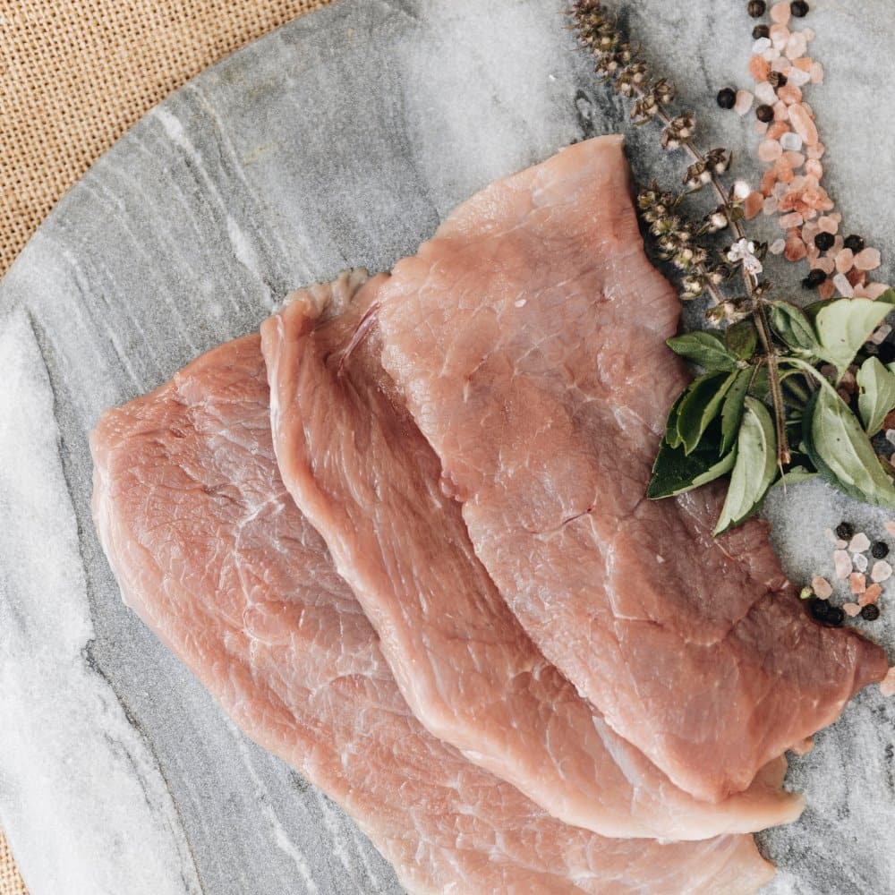 Organic Pork Schnitzel Cut - Australian Organic Meat Co